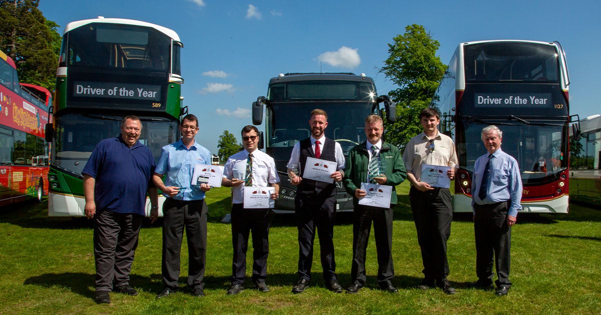 Lothian’s top three drivers selected | UK Bus Driver of the Year