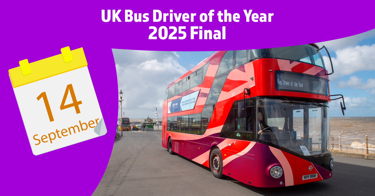 Bus Driver of the Year moves forward two weeks | UK Bus Driver of the Year